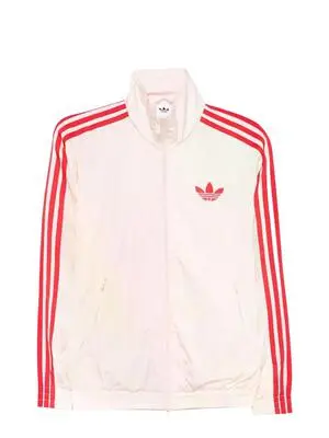 Adidas Logo-embroidered Track Jacket - Pink