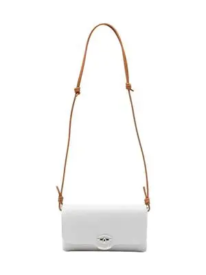 ZANELLATO Lettera Turn-lock Shoulder Bag - Grey