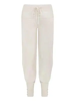 VIOLANTE NESSI Maru Buttoned Trousers - Neutrals