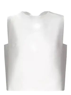 VIOLANTE NESSI Bow-detail Sleeveless Top - White