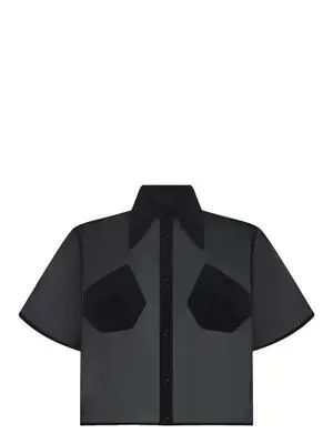 VIOLANTE NESSI Lea Embroidered Shirt - Black