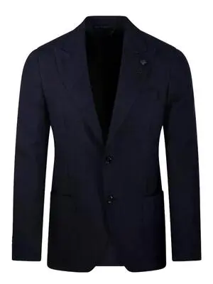 LARDINI Single-breasted Blazer - Blue