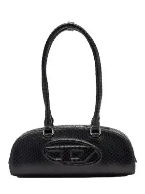 DIESEL 1dr Dome Shoulder Bag - Black