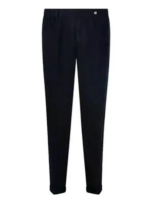 MYTHS Elasticated-waist Trousers - Blue