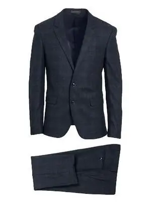 TRUSSARDI Man Suit Midnight Blue Size 38 Virgin Wool, Polyester, Elastane