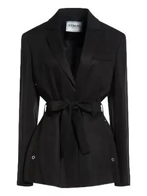 Iceberg Single-breasted Lyocell Blazer - Black