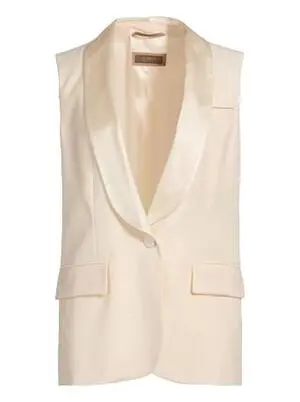 Peserico Single-breasted Blazer - White