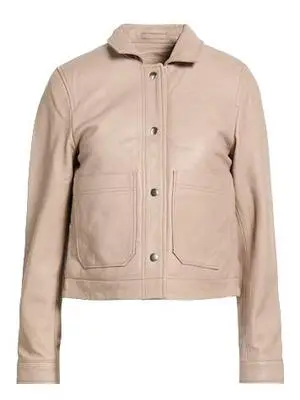Bolongaro Trevor Casual Sheepskin Jacket - Beige