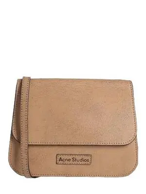 Acne Studios Leather Flap Cross-body Bag - Beige