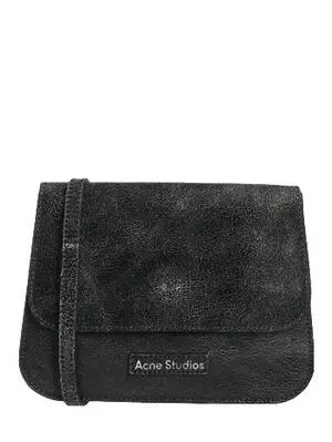 Acne Studios Leather Flap Cross-body Bag - Grey