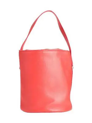 JIL SANDER Ovine Leather Bucket Bag - Red