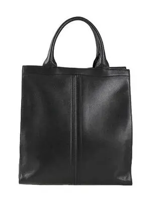 VALEXTRA Leather Tote - Black