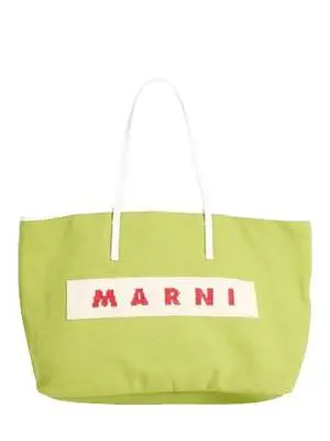 Marni Maxi Shopper Tote - Green