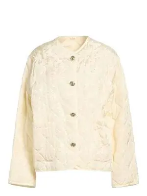 VICOLO Puffer Jacket Ivory Polyester - White