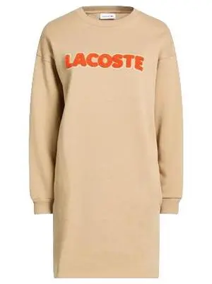Lacoste Mini Fleece Dress - Beige