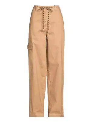 Sandro Cargo Cotton Pants - Beige