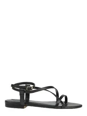 Patrizia Pepe Leather Sandals - Black