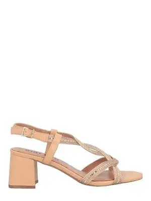 BIBI LOU Leather Slingback Sandals - Pink