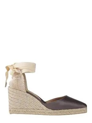 CastaÑer CASTAÑER Espadrille Wedge With Ankle Tie Grey