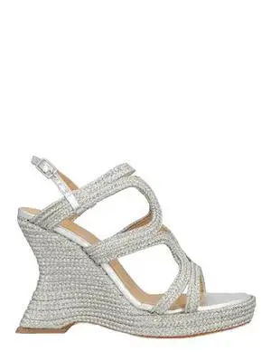 CastaÑer Espadrille Sandals - Silver