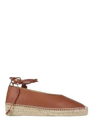 CastaÑer Leather Espadrilles - Brown