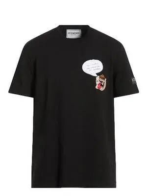 Iceberg T-shirt Jersey T-shirt Size Cotton - Black