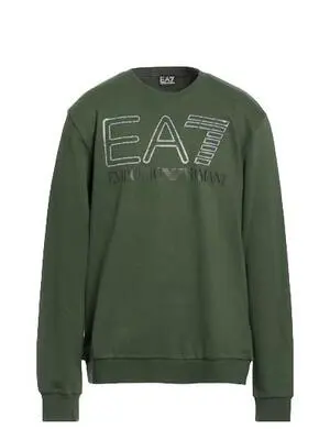 EA7 Cotton-elastane Sweatshirt - Green