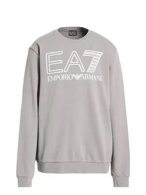EA7 Sweatshirt With Logo Print - Grey