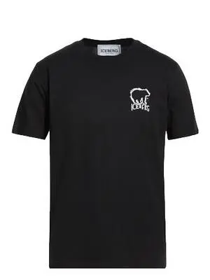 Iceberg T-shirt Jersey T-shirt Size Cotton - Black