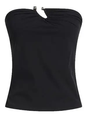 Patrizia Pepe Essential Tube Top - Black