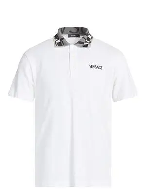 Versace Polo Shirt Size Cotton - White