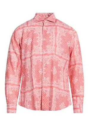 Fedeli Shirt Size Linen - Salmon Pink