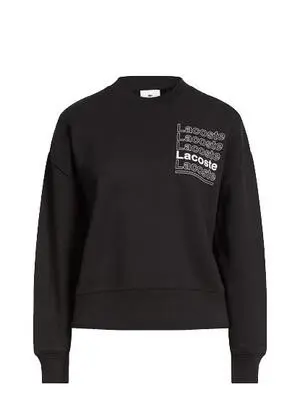 Lacoste Cotton Sweatshirt - Black