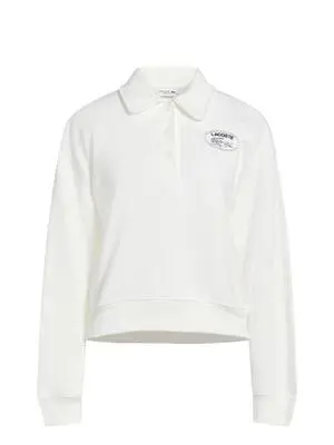 Lacoste Cotton French Terry Sweatshirt - White