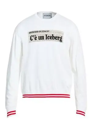 Iceberg Crewneck Sweater - White