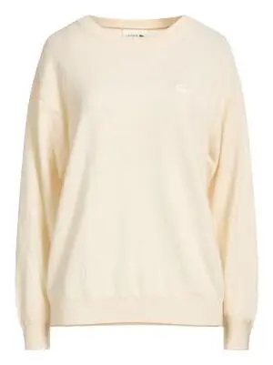 Lacoste Sweater Cream Wool - White