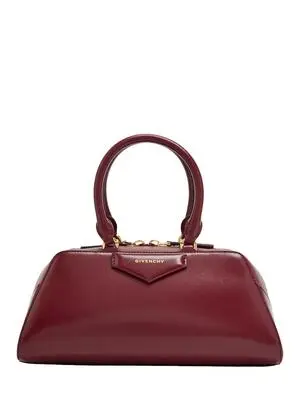 Givenchy Antigona East-west Small Top Handle Bag - Burgundy