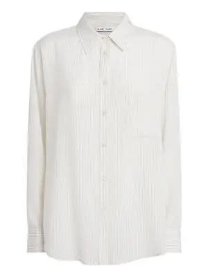 BLAZÉ MILANO Striped Silk Shirt
