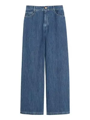 Max Mara Wide-leg Jeans - Blue