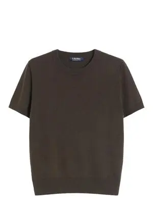 Max Mara Wool Short-sleeve Sweater - Green