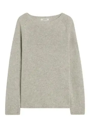 Max Mara Wool-blend Crewneck Sweater - Beige