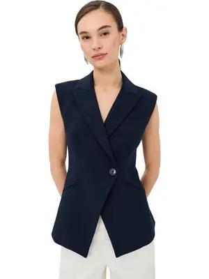 Veronica Beard Ciel Vest - Navy