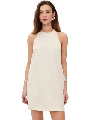 A.L.C. Duchesse Satin Mini Dress - Off White
