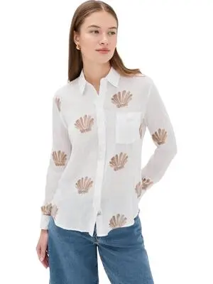 Rails Charli Shirt - Taupe Seashells