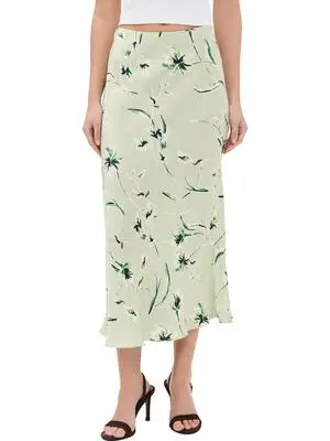 Rails Anya Floral Print Skirt - Mint Linnea