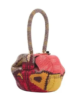 Gabriela Hearst Demi Crochet Cashmere Bag - Multicolor