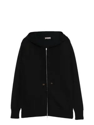 N.peal Long-sleeve Zip Hoodie - Black