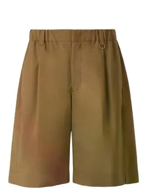 Herno Elastic Waist Bermuda Shorts - Brown