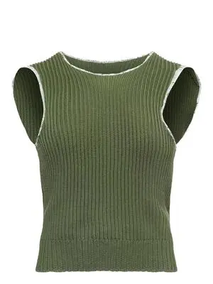 MAISON MARGIELA Ribbed Stitch Sleeveless Tank Top