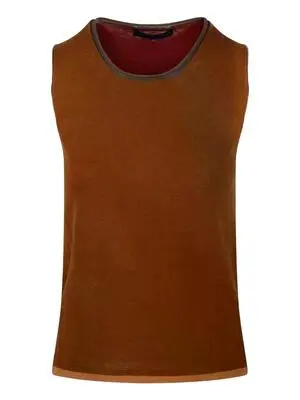 FABRIZIO DEL CARLO Sleeveless Top - Brown
